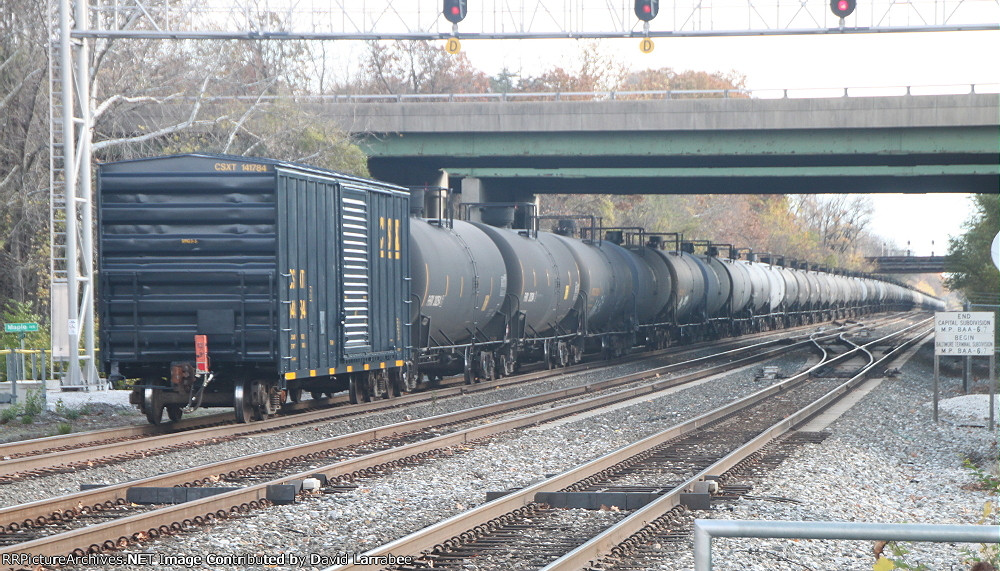 CSX 141784 on the rear of K672
